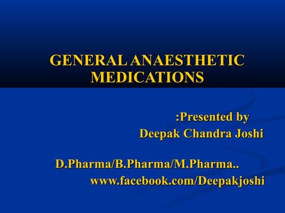 Stages of anesthesia | PPT