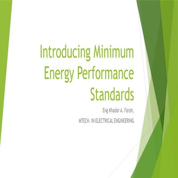 Introducing Minimum Energy Performance Standards Pptx