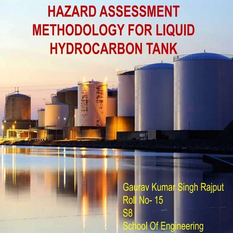 Hazard Assessment Methodology of Liquid Hydrocarbon Tank | Risk ...