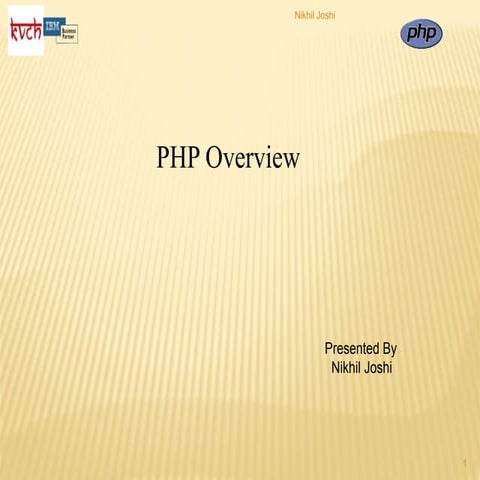 PHP training in Noida,delhi,bhopal | PPTX