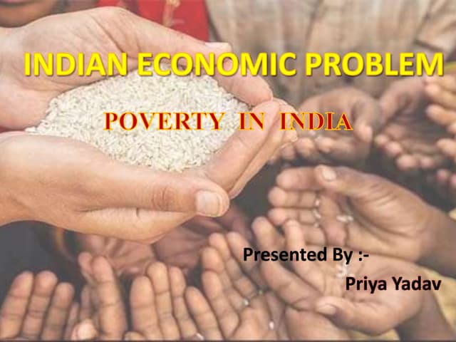 Poverty In India Ppt