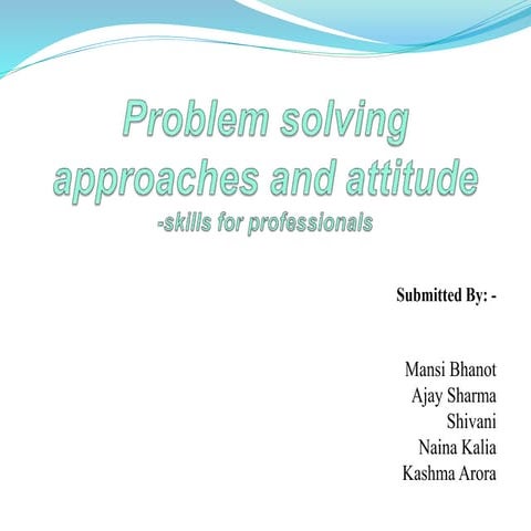 Problem Solving | PPTX