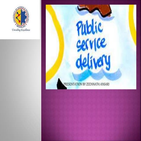ppt on public service delivery.pptx on e | PPTX