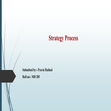 strategy process | PPT
