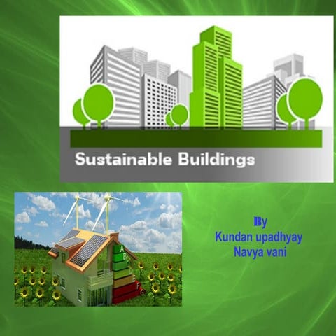 ppt on sustainable buildings | ODP