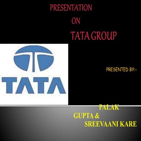Ppt on tata groups | PPT