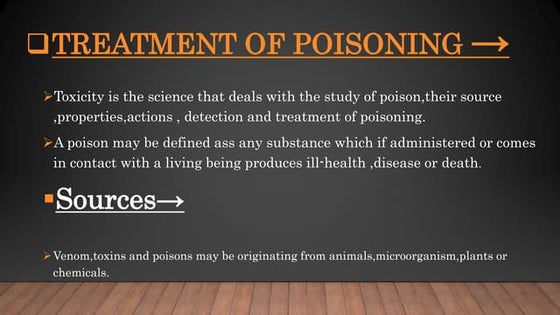 Management of poison_.pptx,it's types causes | PPT