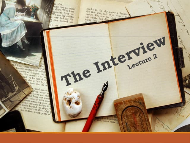 Interview and its types | PPTX