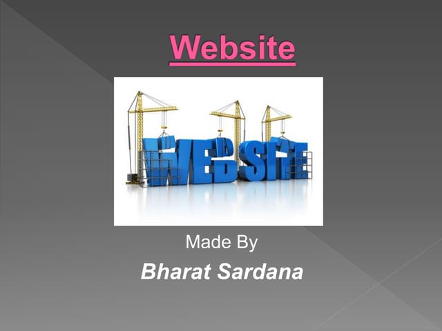 Presentation of web designing | PPTX