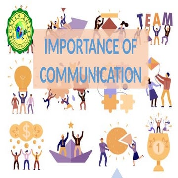 THE IMPORTANCE OF COMMUNICATION IN HUMAN RESOURCE MANAGEMENT | PPTX