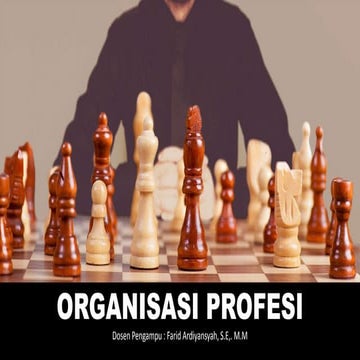 PPT ETIKA PROFESI (organisasi profesi) | PPTX