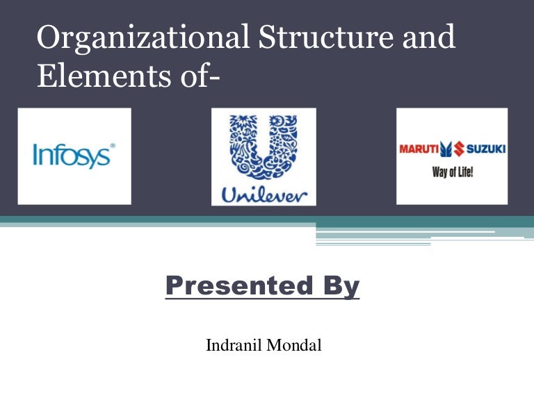 Organisational Structure and Elements of Infosys, HUL and Maruti Suzu…