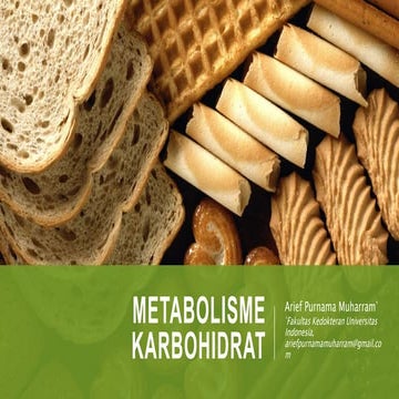 Metabolisme Karbohidrat | PPTX