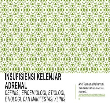Insufisiensi Kelenjar Adrenal | PPTX