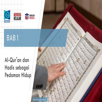 PPT PAI dan Budi Pekerti Kelas VII Bab 1 - Al-Qur_an dan Hadis sebagai ...