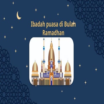 Materi KBM tentang PAI Puasa Ramadhan PPT | PPTX