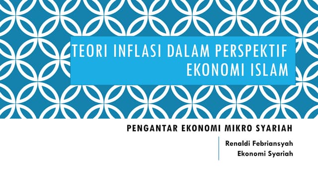 PowerPoint Inflasi di Indonesia | PPTX