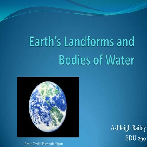 Bodies of Wate and landforms.ppt