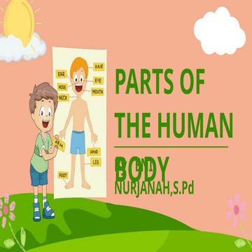 PPT PART OF OUR BODY / ANGGOTA TUBUH DALAM BAHASA INGGRIS UNTUK TINGKAT ...