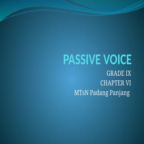 ppt passive voice kelas 9 for students .pptx