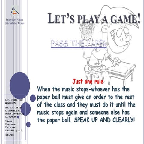 Ppt pass the paper | PPTX