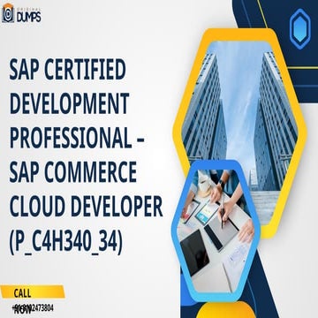 SAP Certified Development Professional – SAP Commerce Cloud Developer ...