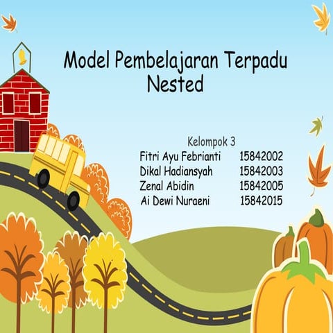 Model Pembelajaran Terpadu Nested | PDF