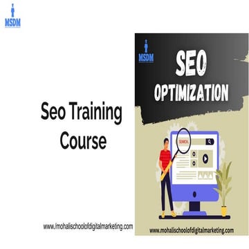 search engine optimization training course | PPT