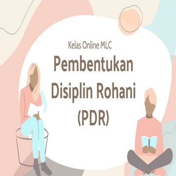 Pembentukan Disiplin Rohani (PDR) | PDF