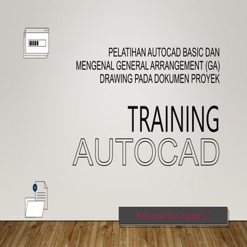 PPT pelatihan autocad basic | PPTX