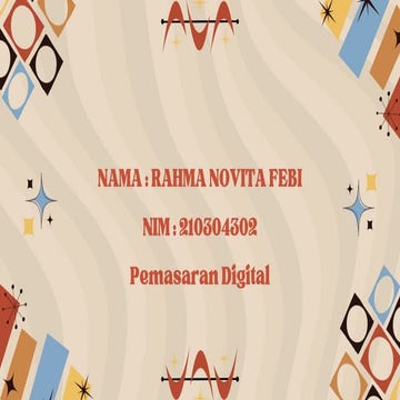 materi presentasi rahma novita pemasaran digital | PDF