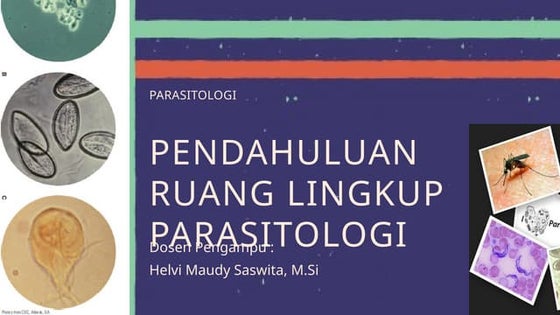 1. parasitologi | PPT