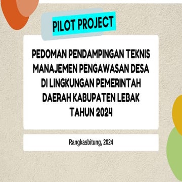 PPT PENDAMPINGAN DESA REV.pptx tahun 2024 | PPTX