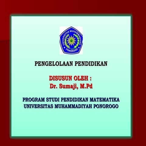 PPT_PENGELOLAAN_PENDIDIKAN pendidikan.ppt