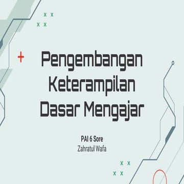 PPT Pengembangan Keterampilan Dasar Mengajar.pptx