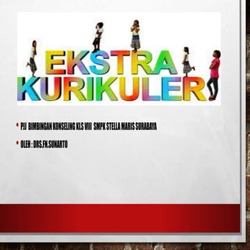 Ppt pengertian tujuan fungsi ekstrakurikuler | PPTX