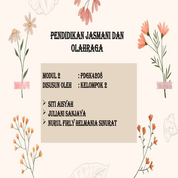 PPT penjas kelompok 2.pptx universitas terbuka | PPTX