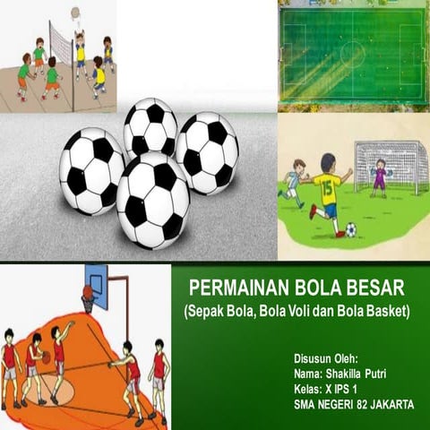 Materi Permainan Sepak Bola, Mata Pelajaran PJOK | PPTX