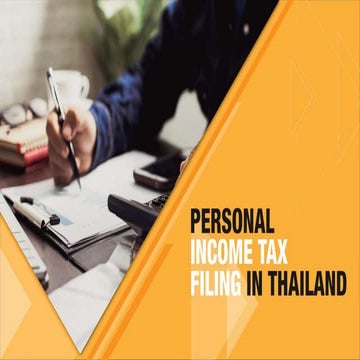 Personal Income Tax Filing in Thailand | PPT
