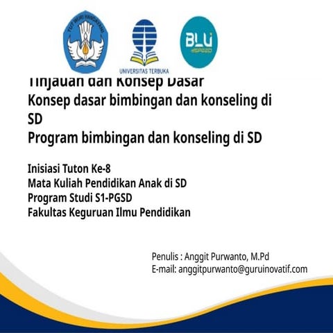 PPT Pertemuan 8 PDGK.pptx mata kuliah UT | PPTX