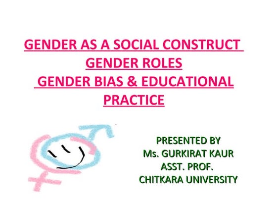 Gender and sex | PPT