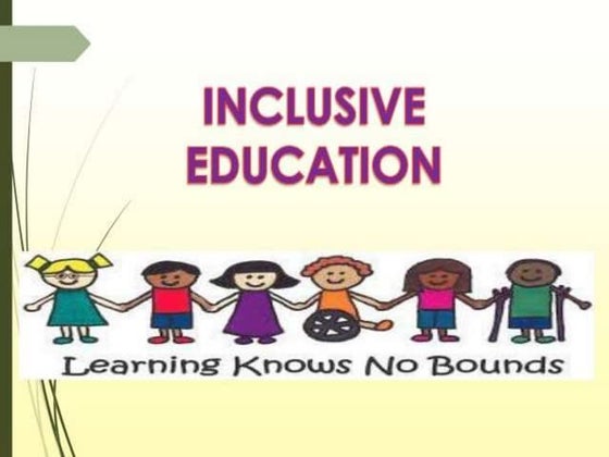 Inclusive education ppt | PDF | Special Needs Kids | Parenting