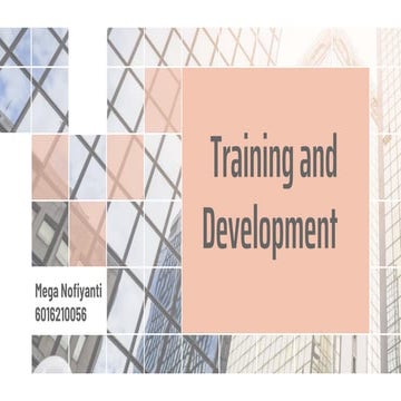 Training and Development | PPT