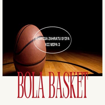 PPT PJOK mengenai materi pola bola basket | PDF
