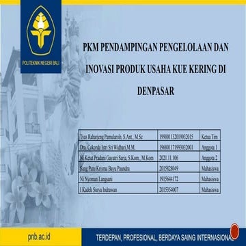 PPT PKM kue kering AJENG tahun 2023.pptx