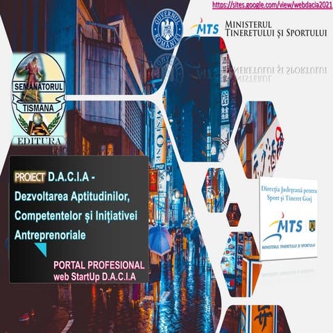 Ppt portal web start up dacia ast djst 2021 canvas | PPT