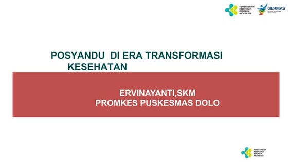 SOP 6 SPM di Posyandu dan pedoman pelayanannya | PDF