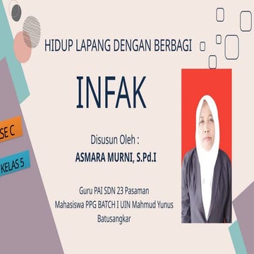 PPT PPL 2 HIDUP LAPANG DENGAN BERBAGI - INFAK | PPTX