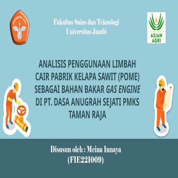 PPT PRESENTASI KP POME GAS ENGINE PABRIK.pptx