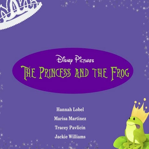 Disney\'s Princess and the Frog Movie Premiere PR Plan | PPT